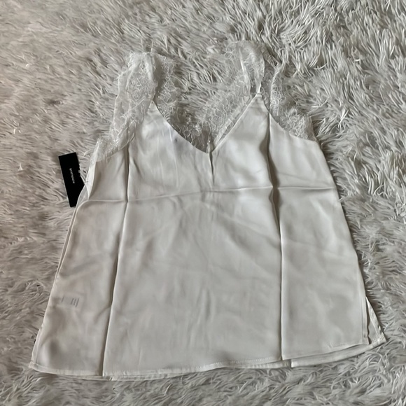 Lulus | Tops | Lulus Womens Forever Flirty White Lace Cami Top In White ...